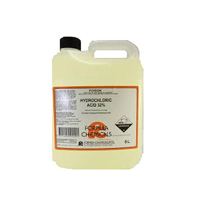 Hydrochloric Acid 5L | Powerful Masonry & Pool Cleaner – JP Supplies